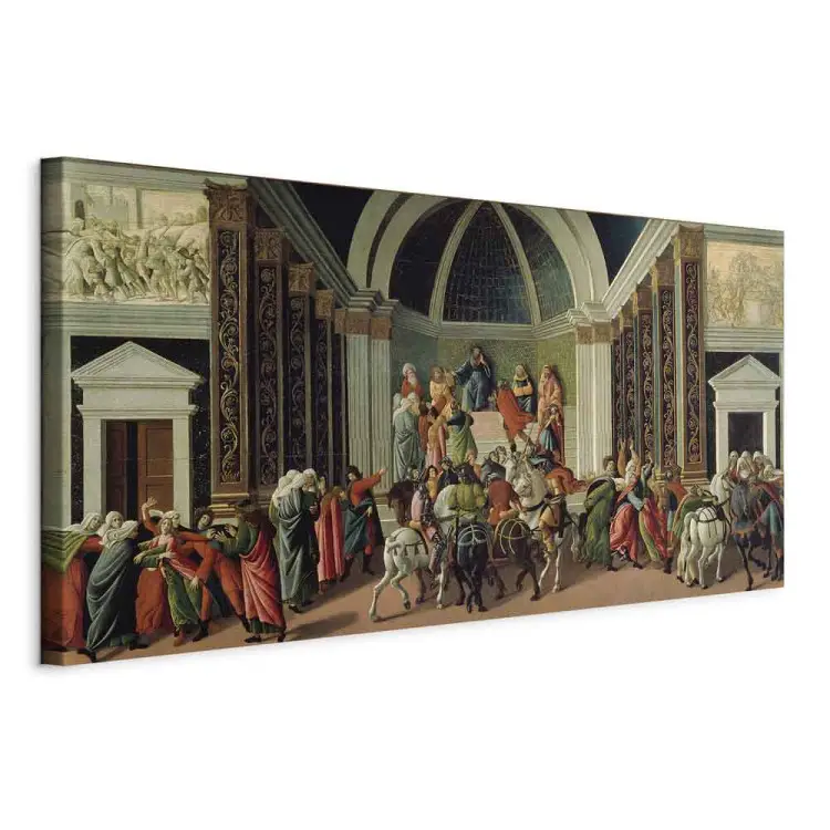 Reproduction de tableau Sandro Botticelli - L’histoire de la Virginie ...