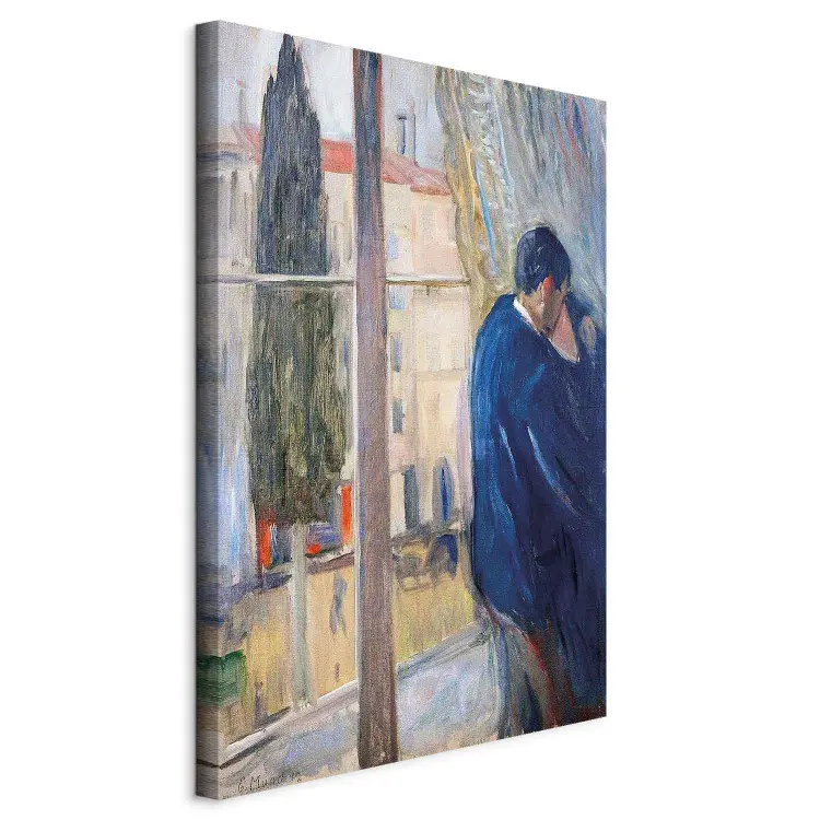 Tableau sur toile Edvard Munch - Baiser - bimago.fr