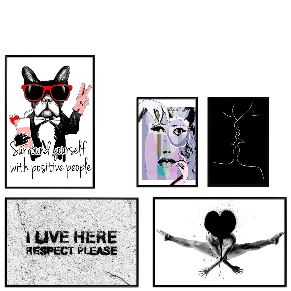 Lot de posters Variété III